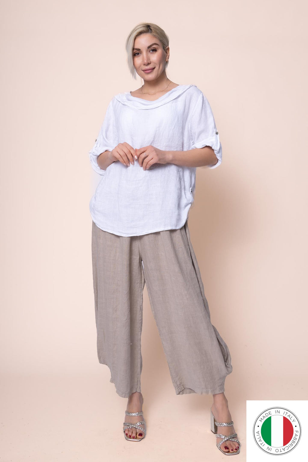 Linen Top - OS1429-11 – Linen Italia