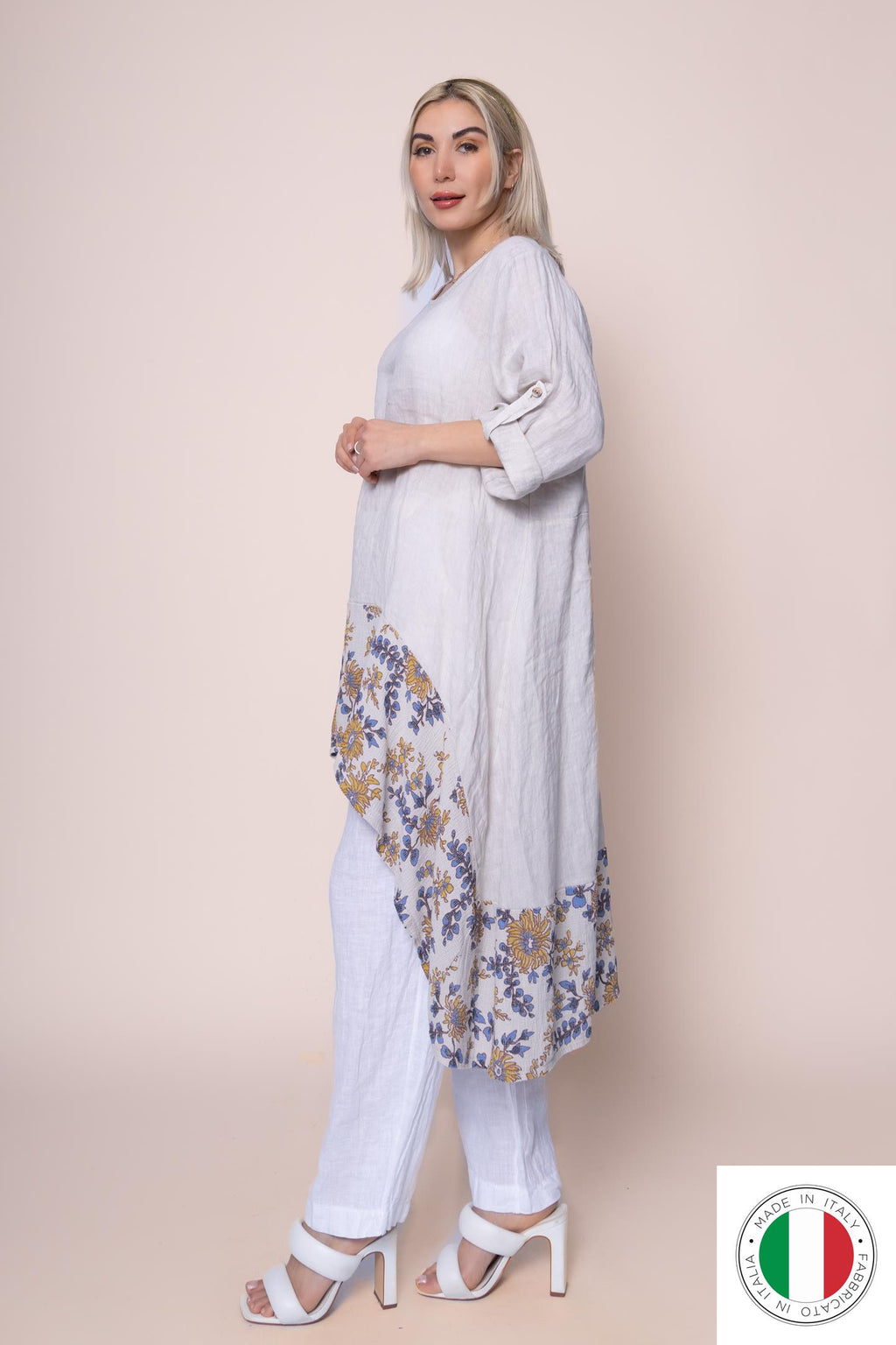 Linen Tunic - OS6970-110 – Linen Italia